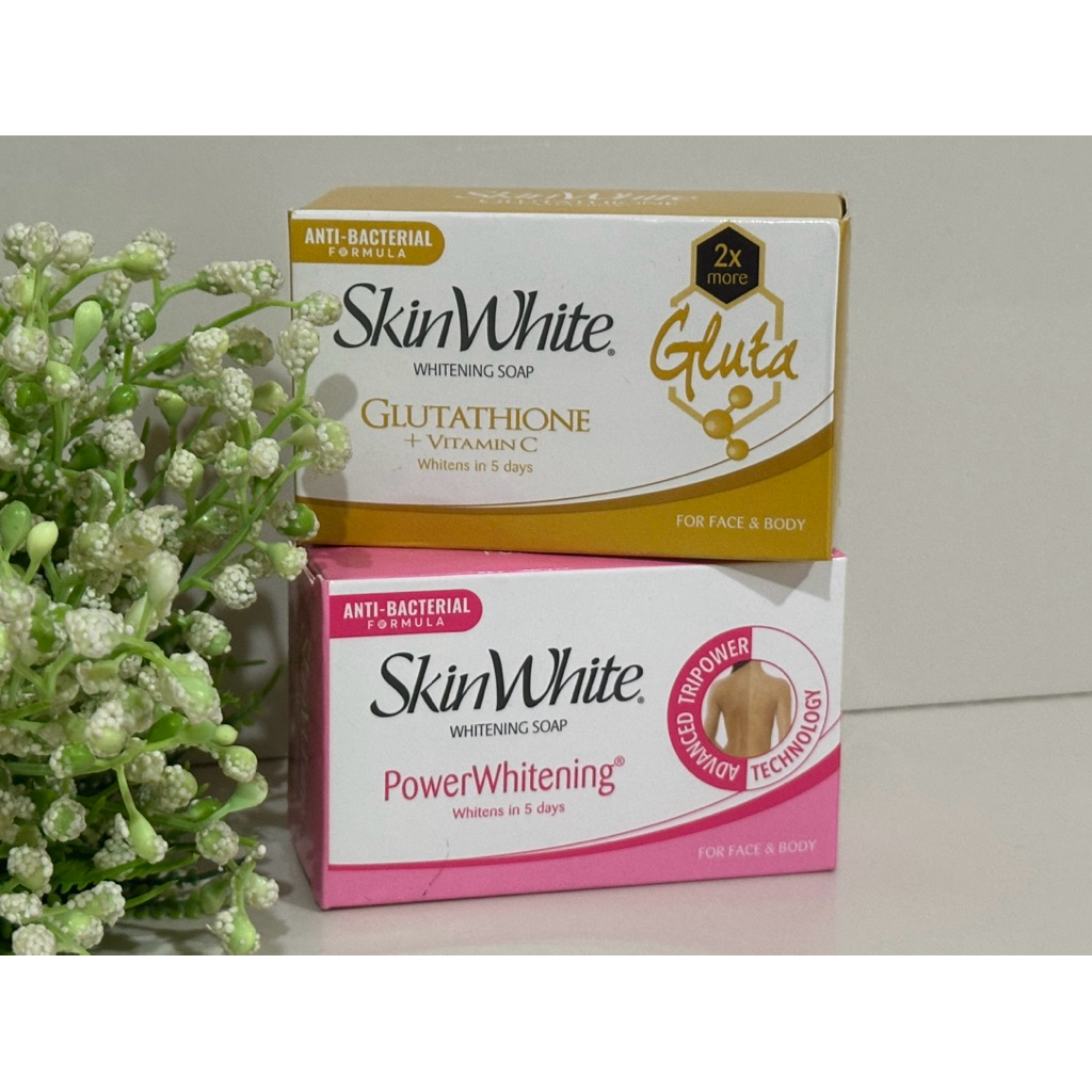 SkinWhite Glutathione + Vitamin C / Power Whitening Soap 90g | Shopee ...