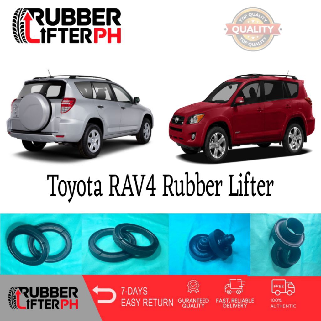 Rubber Lifter for Toyota RAV4 Gen3 para iwas sayad kapag loaded 1" - 2 ...