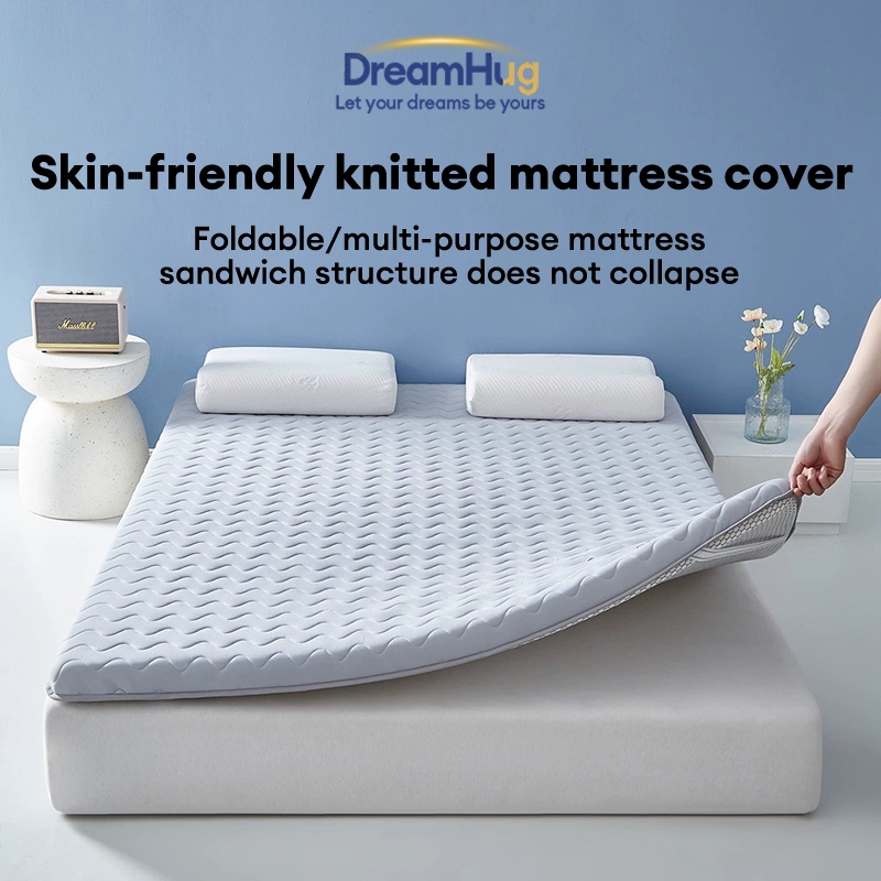 High Elastic Latex Memory Foam Mattress Foldable Breathable No Collapse ...