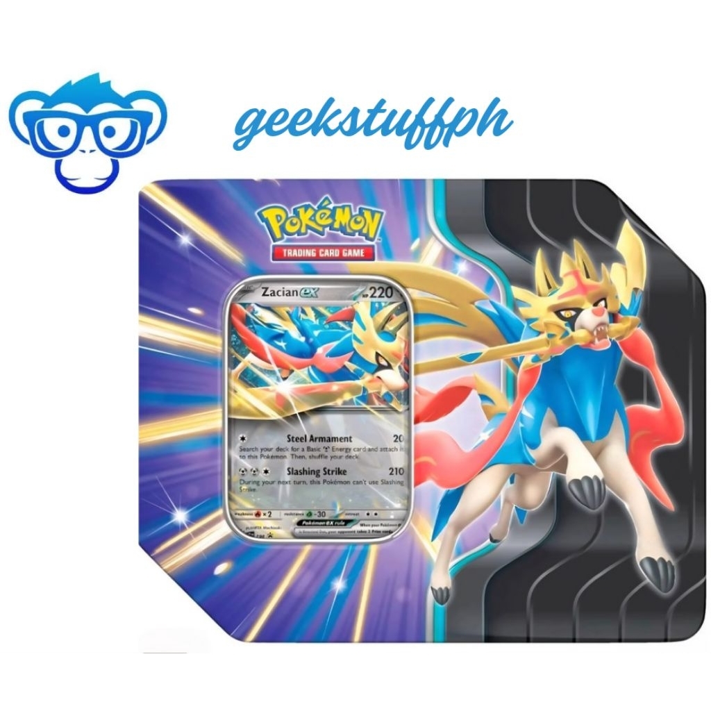Pokemon TCG Zacian Big Tin | Shopee Philippines