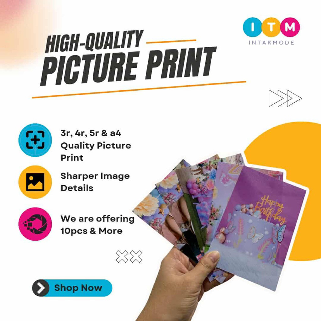 PHOTO PRINTING HIGH QUALITY 3R, 4R , 5R and 4R | Shopee Philippines