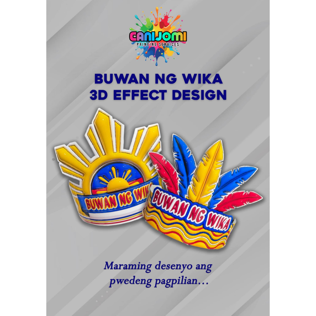 Buwan ng Wika 3d Effect Design | Shopee Philippines