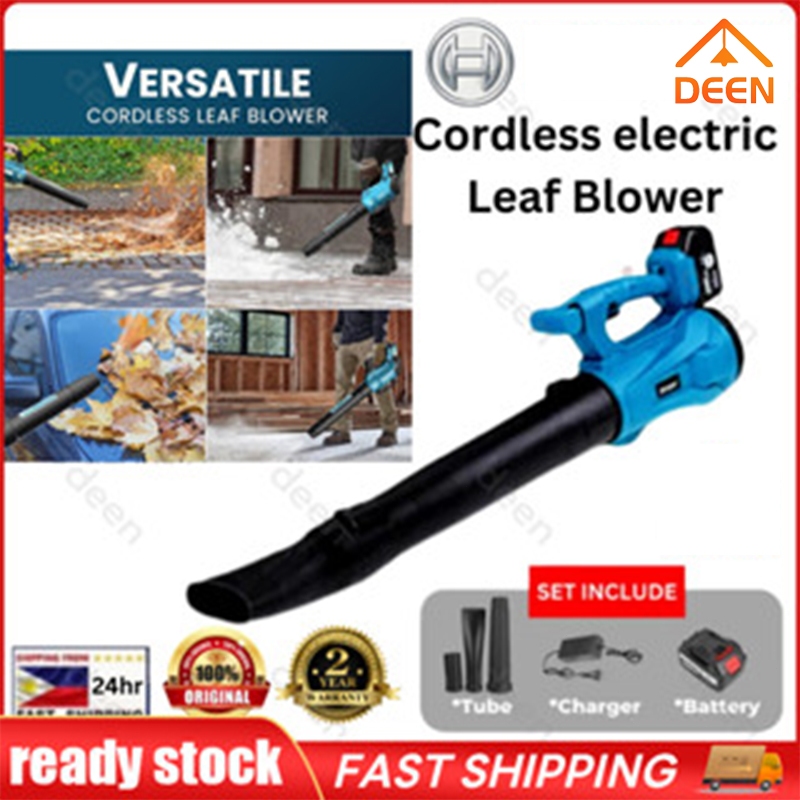 Cordless Air Blower High Power Portable Electric Rechargeable Leaf Blower Dust Floor DN | Shopee ...