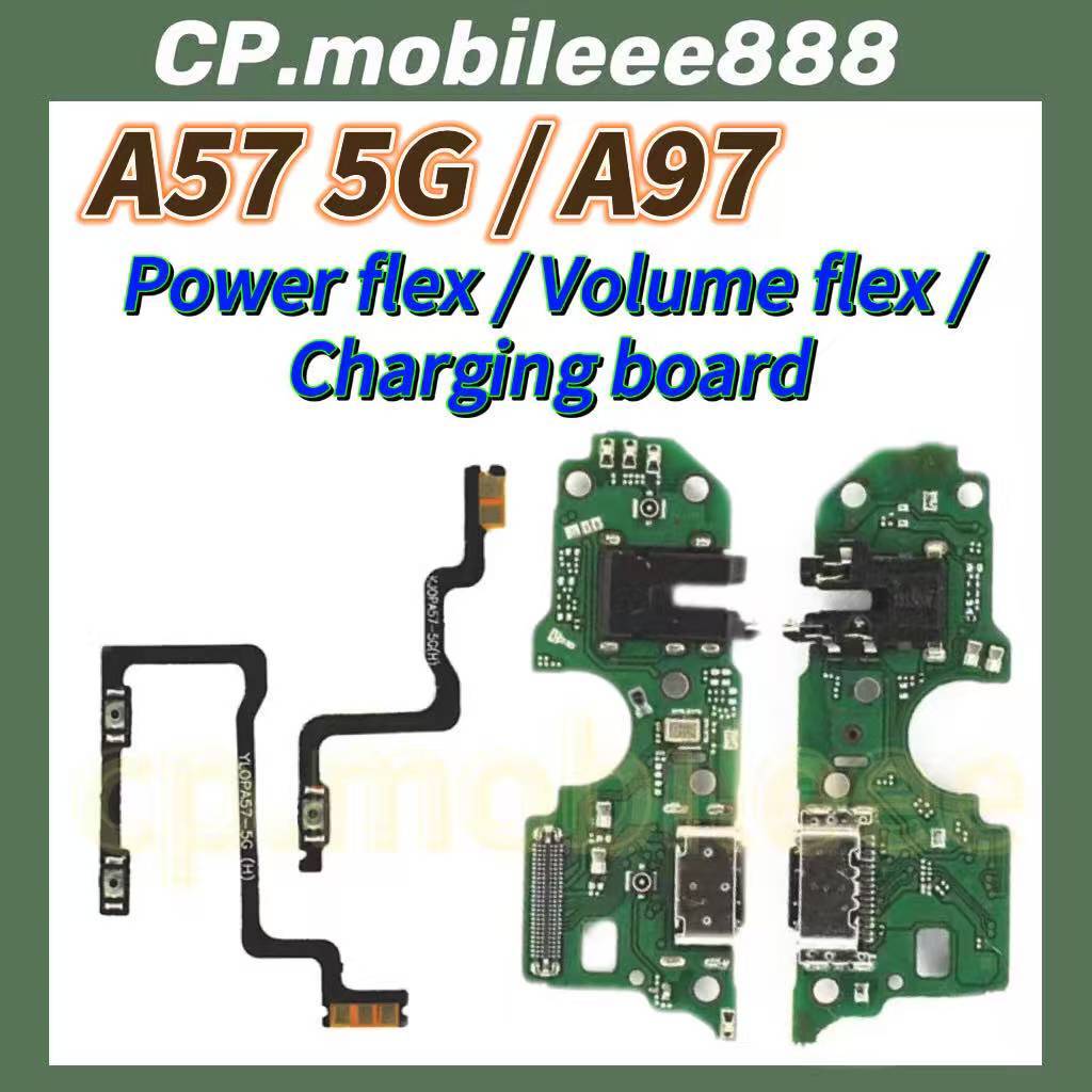A57 5G A97 Power Volume Flex Button Switch USB Charging Port Board For ...