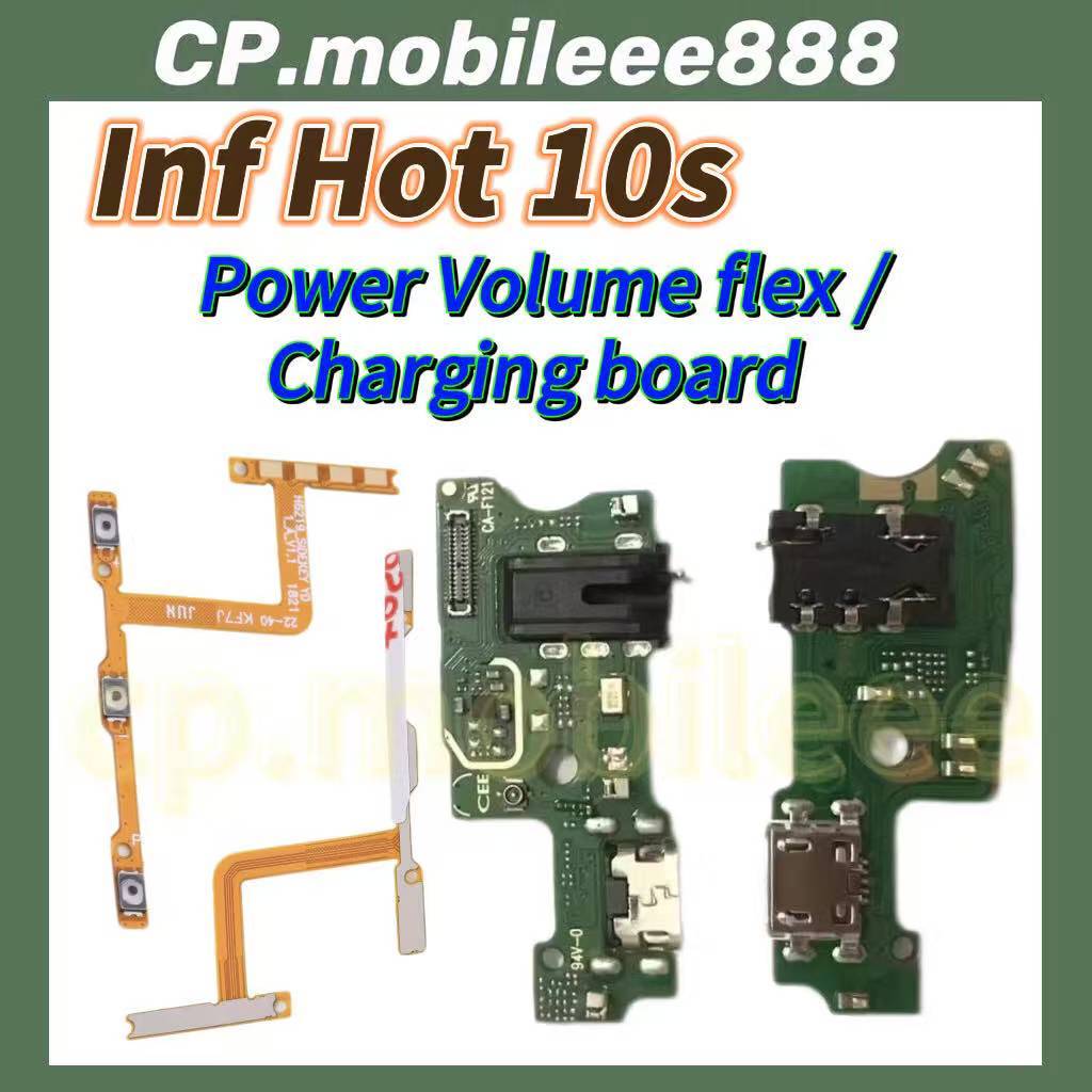 Inf Hot 10s Power Volume Flex Button Switch USB Charging Port Board For ...