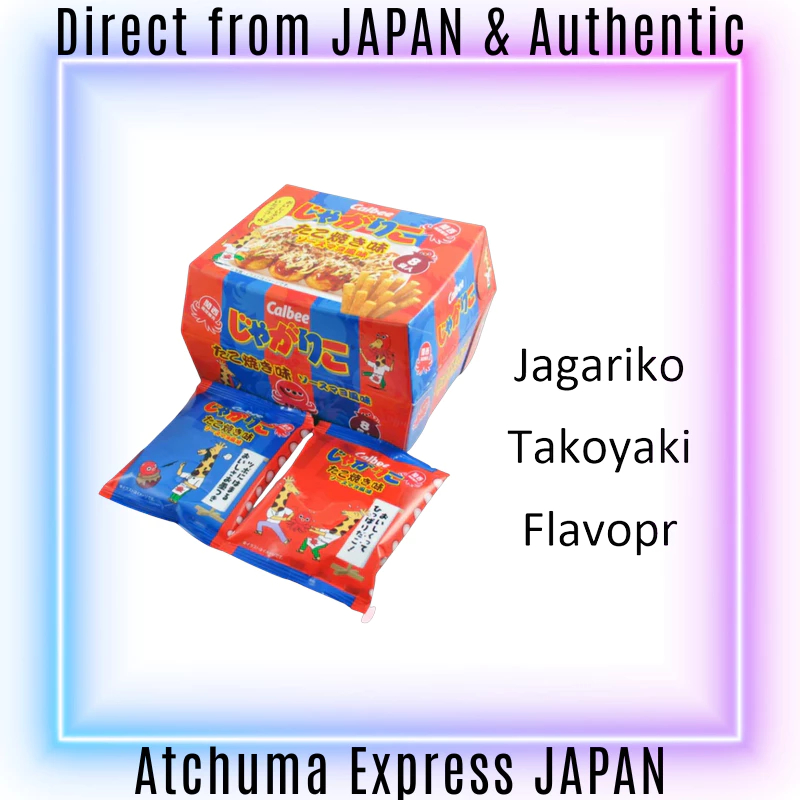 [Direct from Japan] Calbee Jagariko Takoyaki Flavor / Sauce Mayo /1box ...