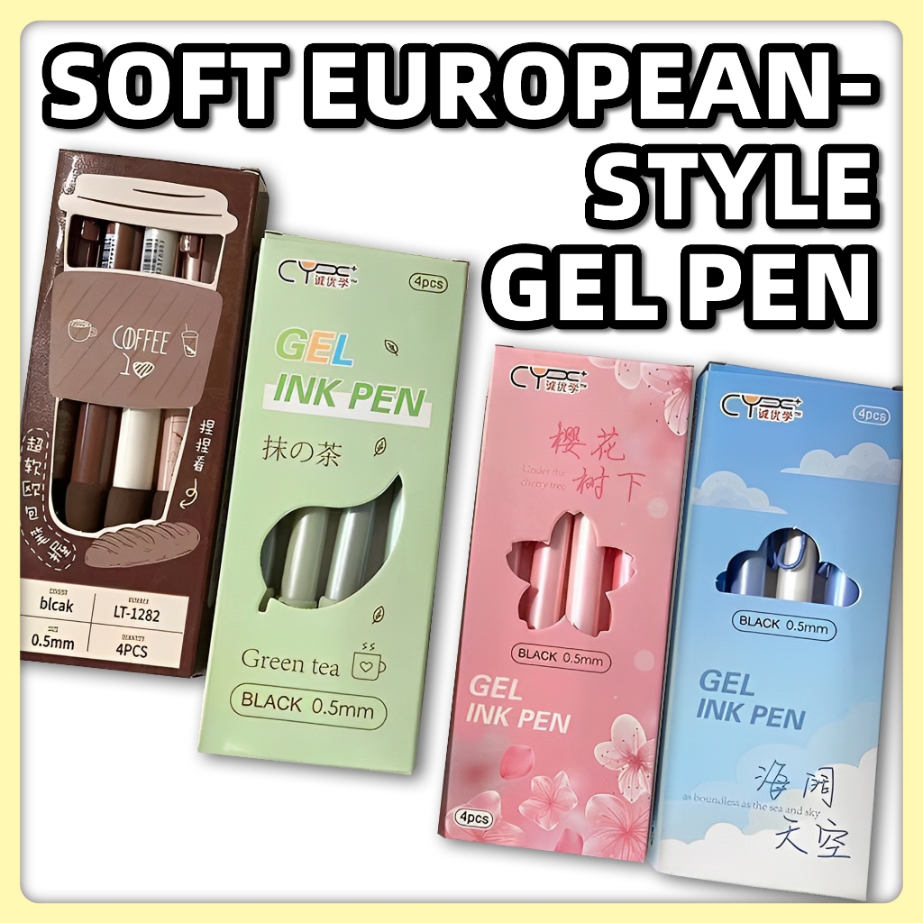 FIND Gel Pen Set Tip 0.5 Black Ink Ballpen Sign Pen Office School ...