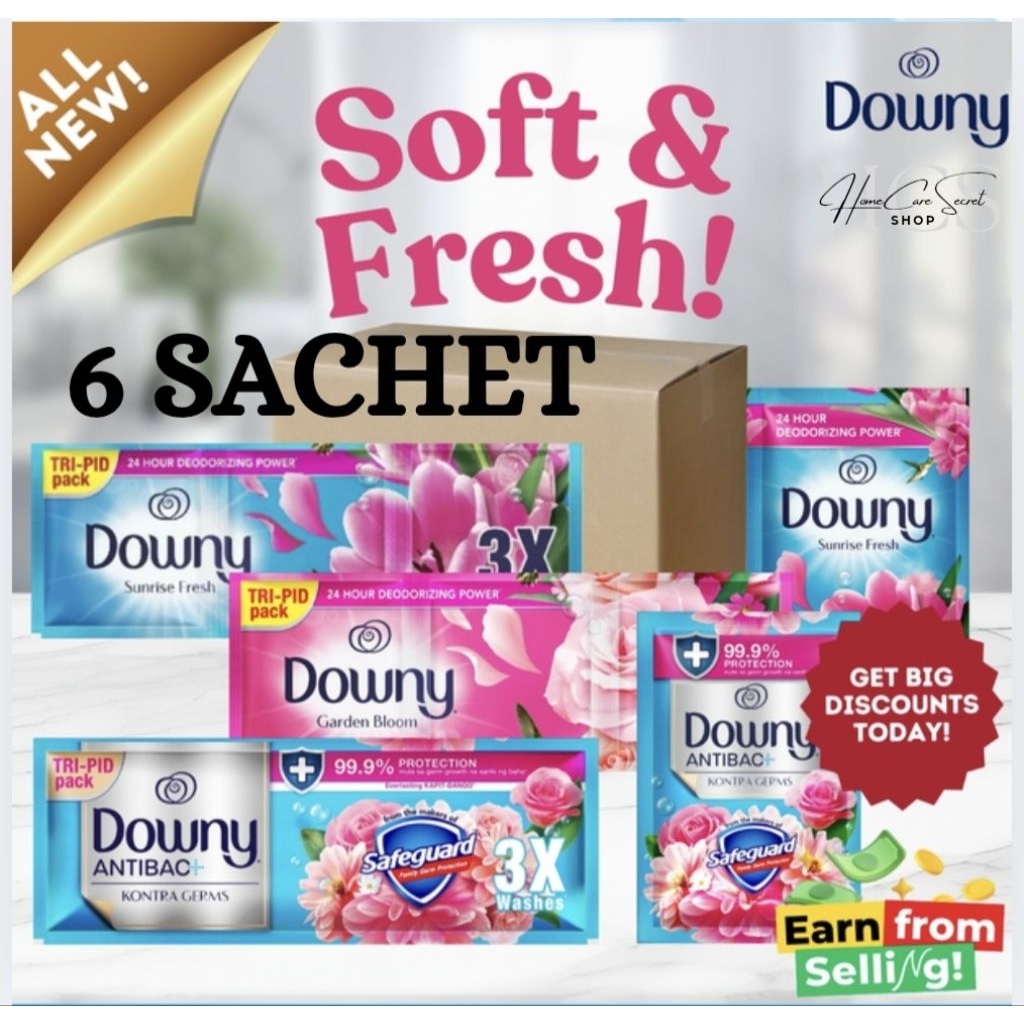 NATASHA DOWNY FABRIC CONDITIONER PACK OF 6 | Shopee Philippines