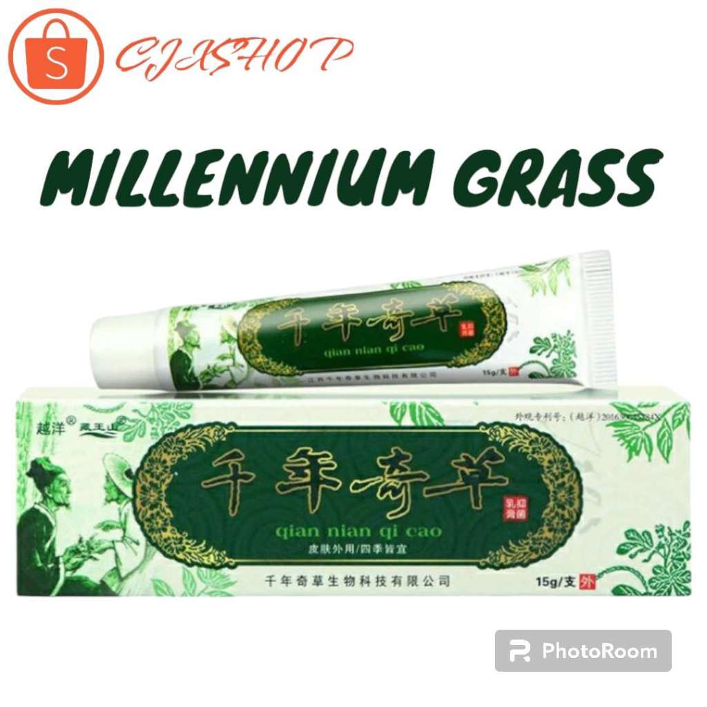 #CJXSHOP#Millennium Grass Original Ointment Cream 15g | Shopee Philippines