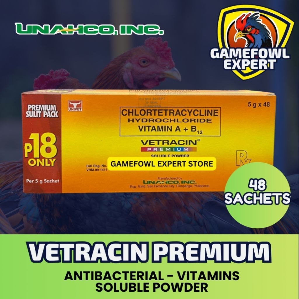 Vetracin Premium 5G X 48 Sachets Per Box | Shopee Philippines