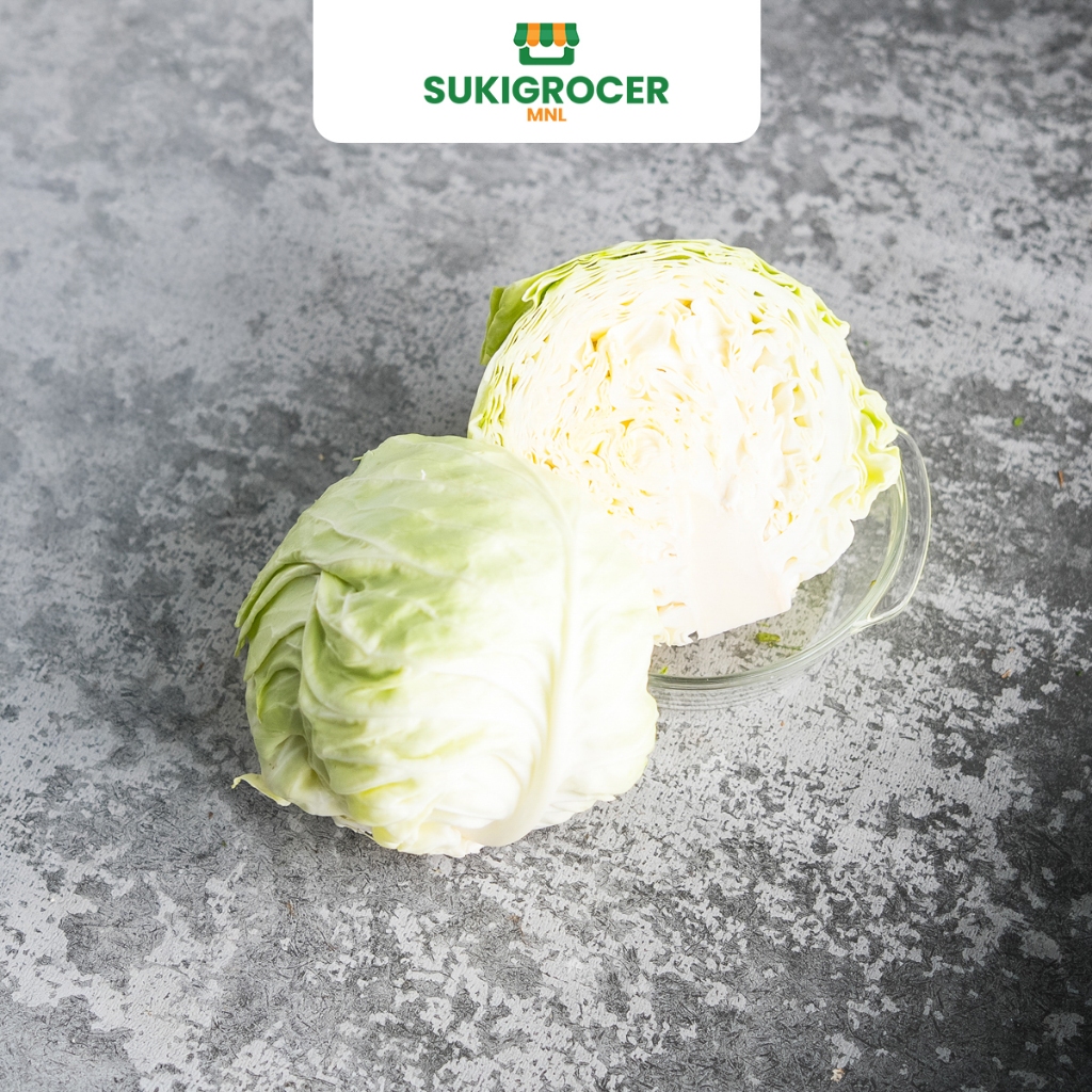 SukiGrocer Cabbage 450-500g / 0.9-1 Kg [Repolyo] | Shopee Philippines