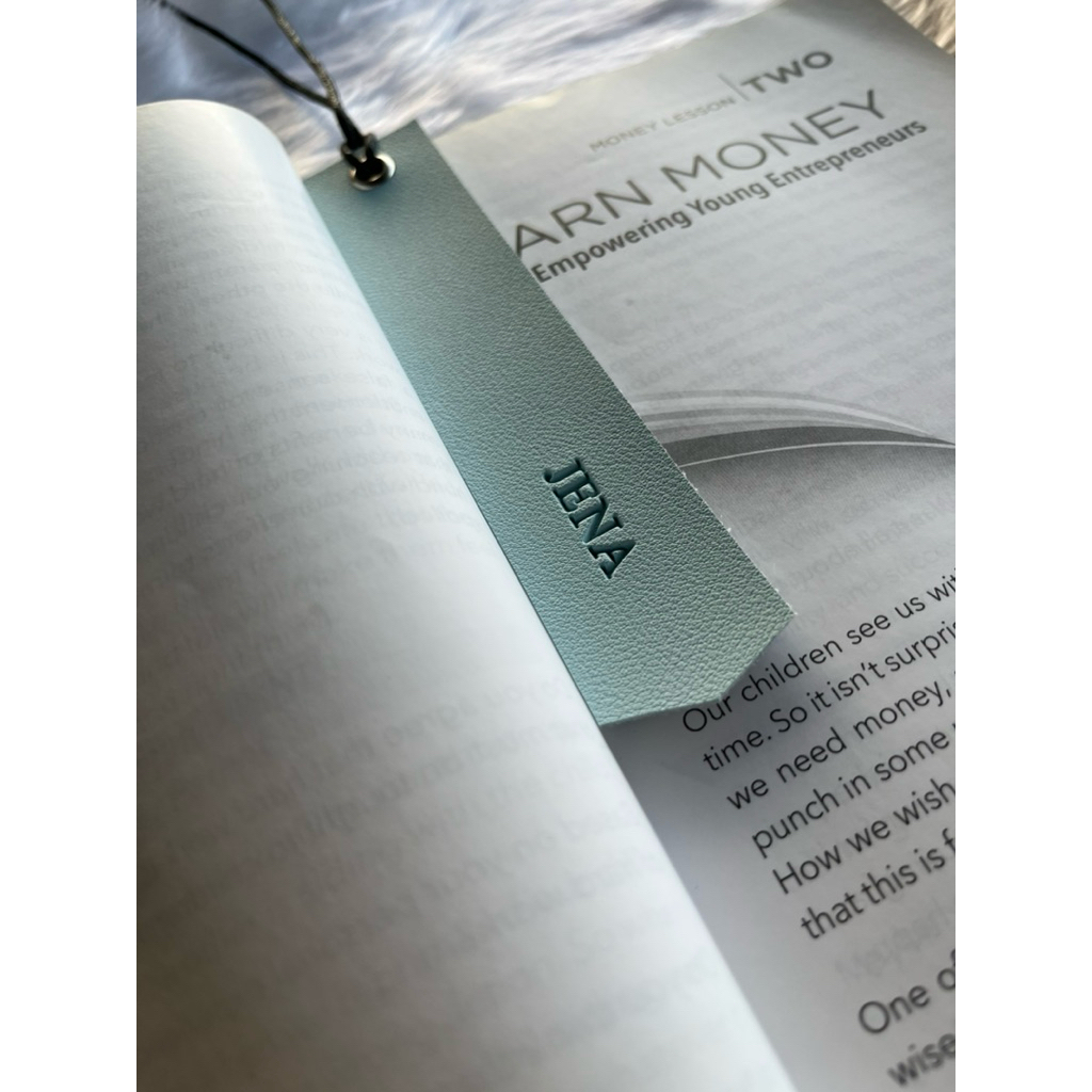Leather Bookmark – Personalized Name | Shopee Philippines