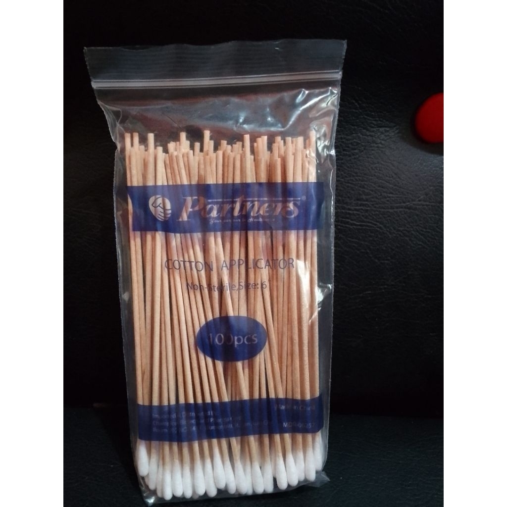 Cotton applicator stick small tipped non sterile (100pcs) | Shopee ...