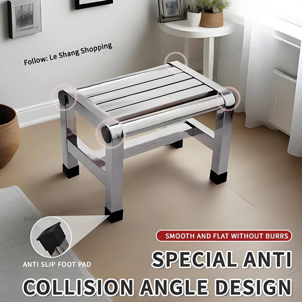 Heavy Duty Stainless steel stool waterproof stool thickened non slip ...