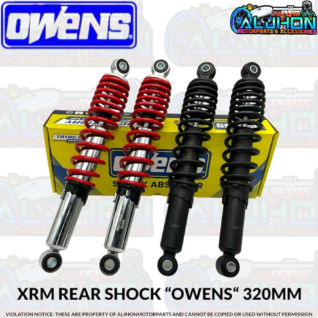 XRM WAVE REAR SHOCK 320mm 2pcs / 1pair | Shopee Philippines