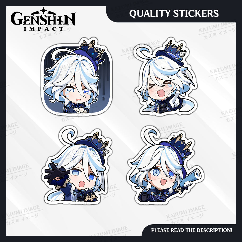Furina - Genshin Impact Waterproof Emoji Stickers | Shopee Philippines