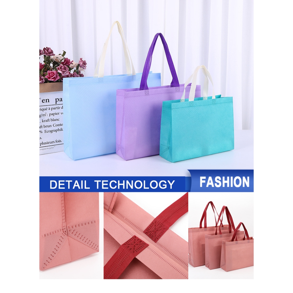 Non-woven handbag, shopping bag, handle, reusable, candy bag, party ...
