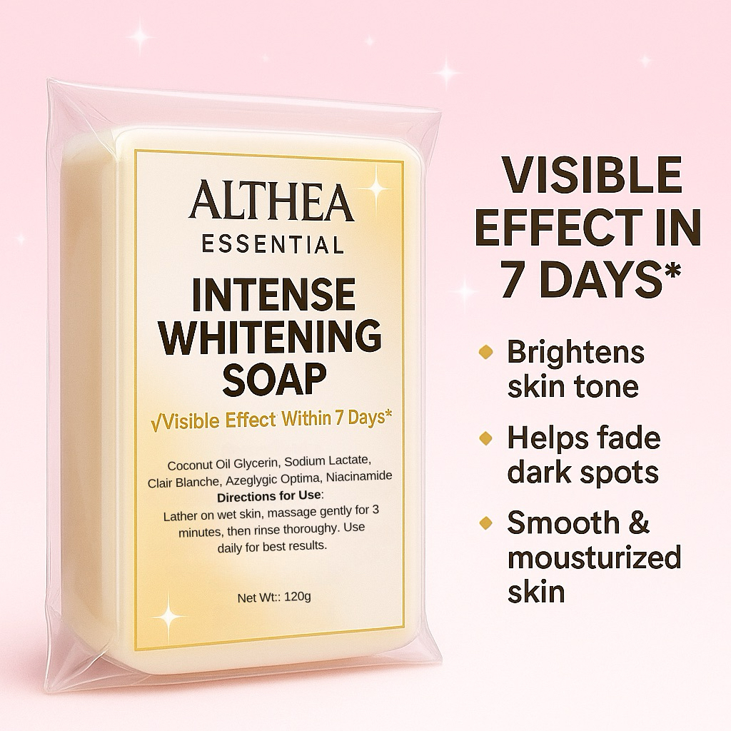 INTENSE WHITENING BLEACHING SOAP 120G Skin Lightening Soap Scar Reducer ...
