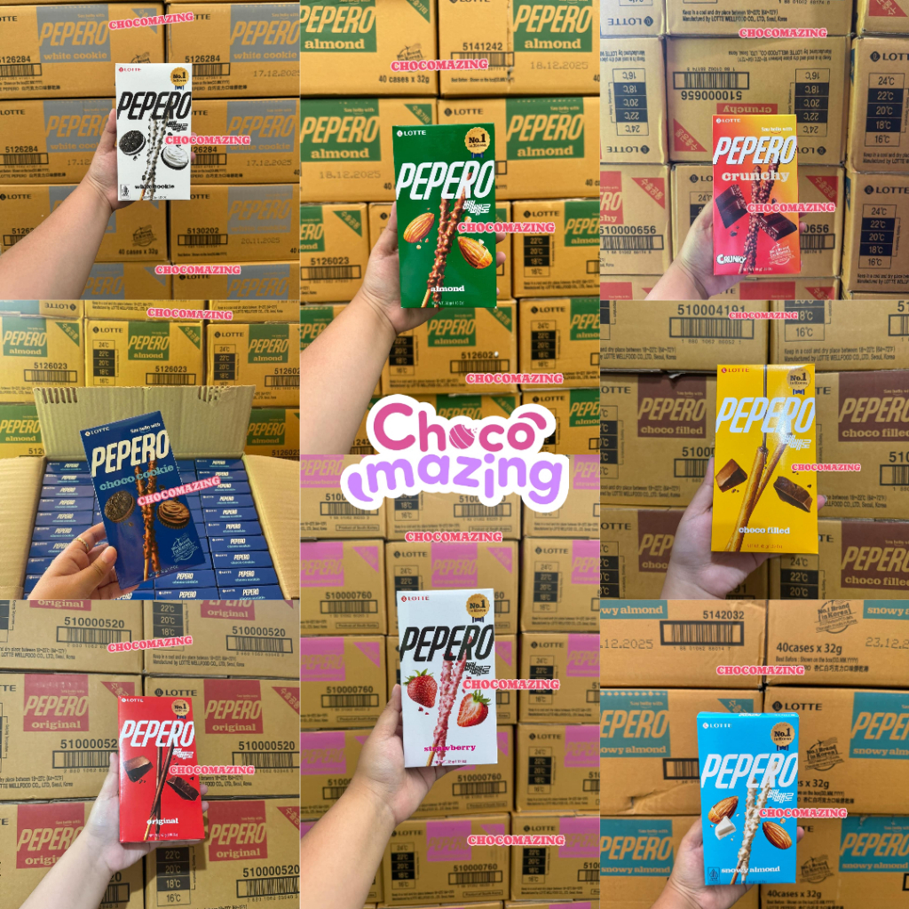 Lotte Original Korean Pepero Biscuit Sticks 40PCS BOX | Shopee Philippines