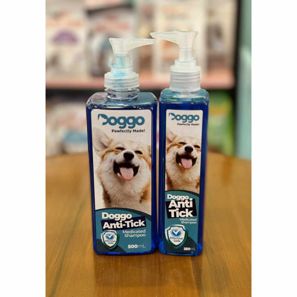 Doggo Anti tick and flea medicated pet shampoo 250ml or 500ml | Shopee ...