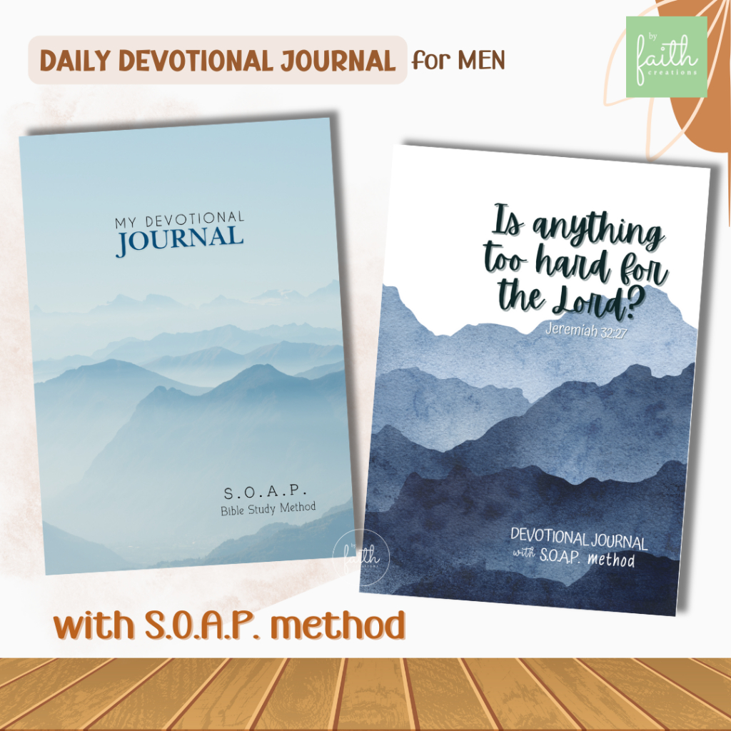 DAILY DEVOTIONAL JOURNAL for MEN with SOAP Method | Shopee Philippines