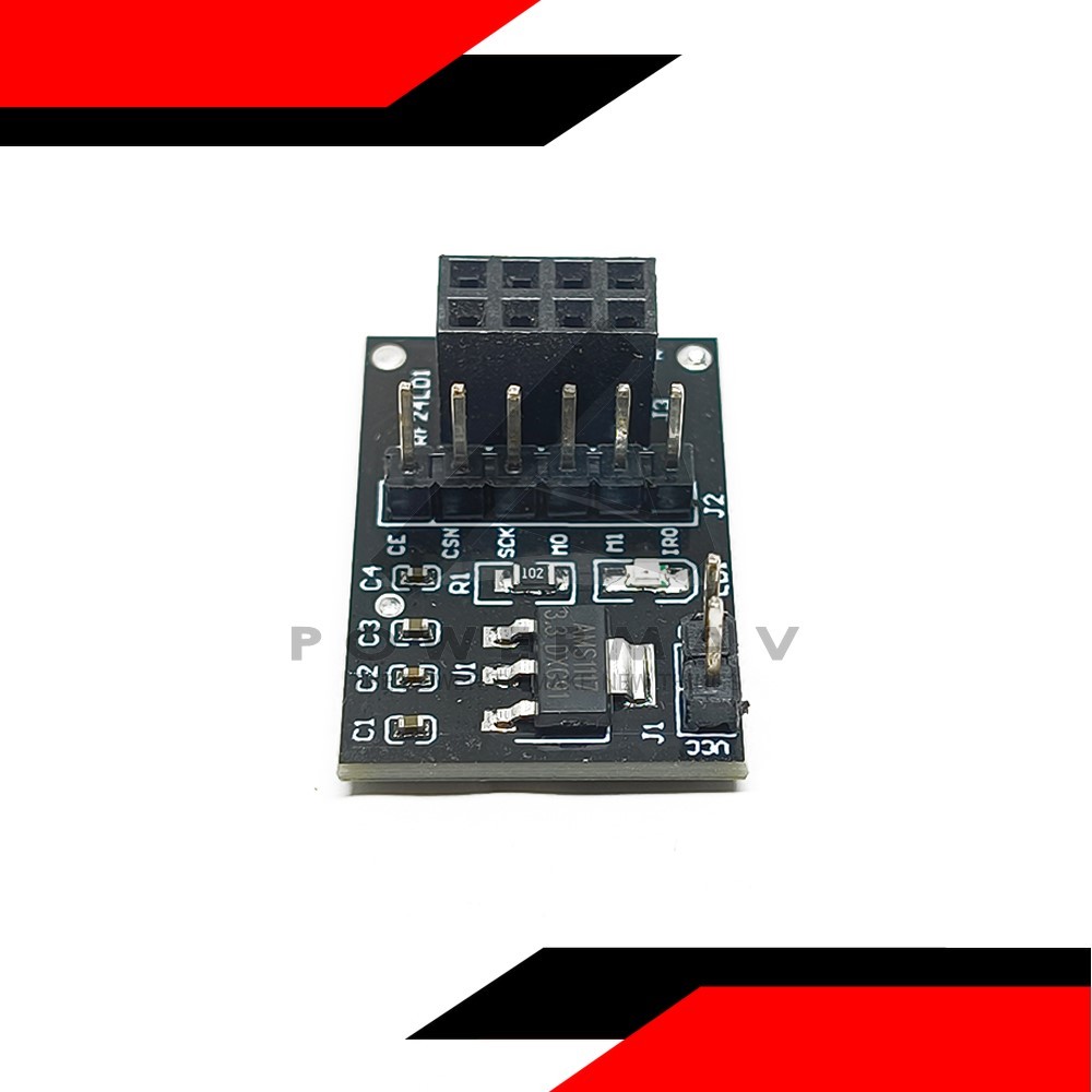 NRF24L01 Adapter Module with 3.3V AMS1117 Regulator Power Supply Board ...