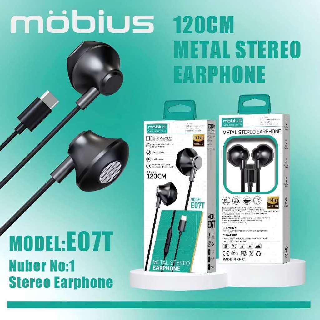 M0-E07 3.5mm/Type-C Bass shock headset earphone with Microphone Quality ...