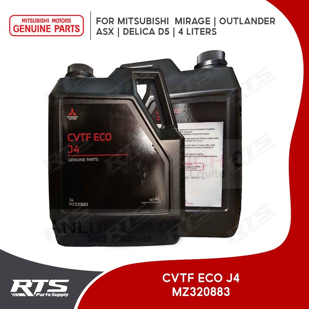 Mitsubishi CVTF Fluid J4 4L 4 Liters for Mirage, Outlander, ASX, and ...