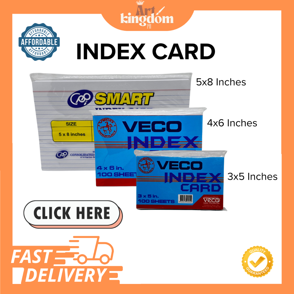 Index Card Ruled 100 Sheets 3x5 4x6 5x8 | Study Flashcards | School ...