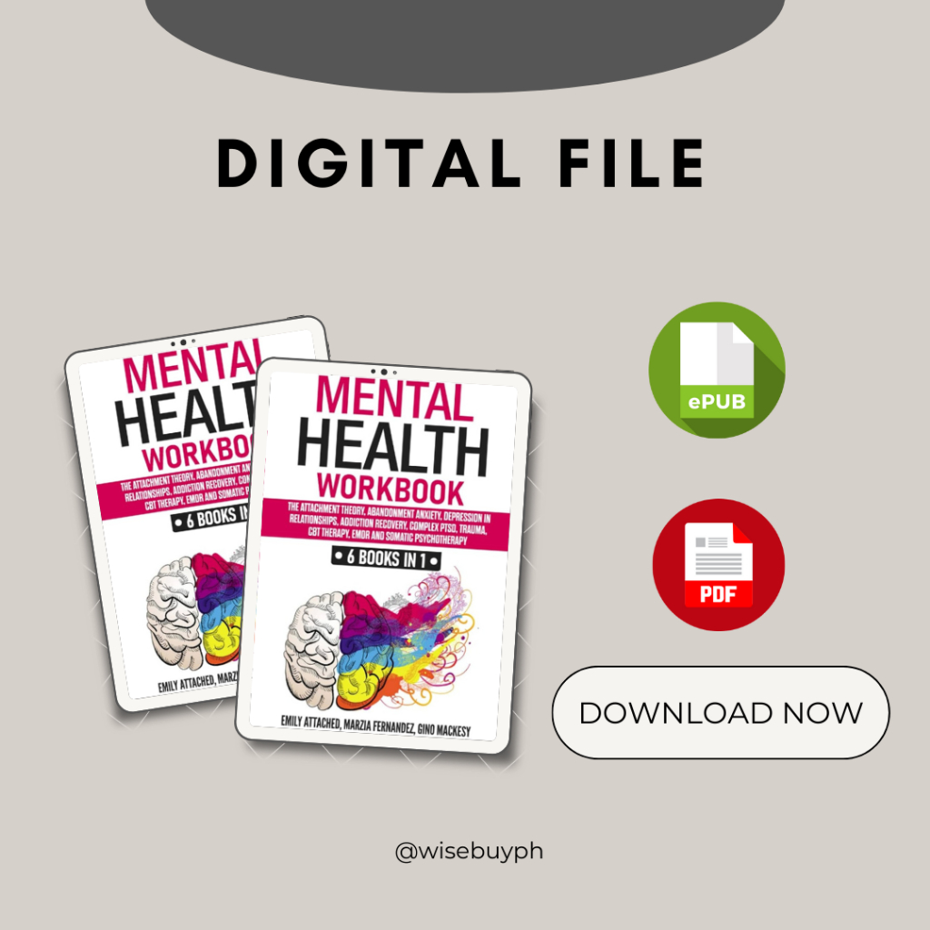 Mental Health Workbook 6 books in 1 | Shopee Philippines