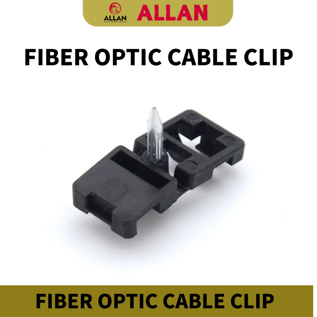 ALLAN Fiber Optic Clip Fiber optic Buckle FTTH Optical Cable Clip with ...