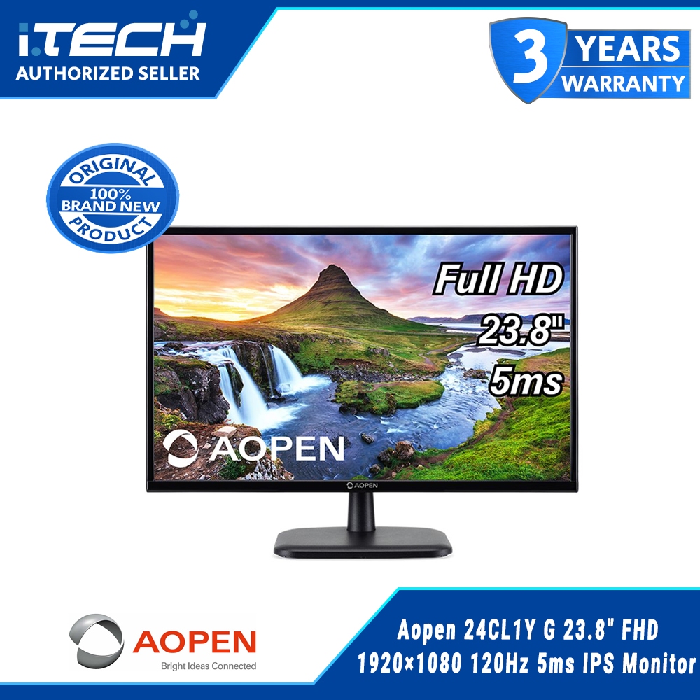 Aopen 24CL1Y G 23.8″ FHD 1920×1080 120Hz 5ms IPS Monitor | Shopee ...