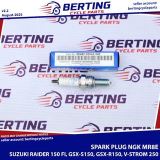 SGP SPARK PLUG NGK MR8E Suzuki Raider 150 FI GSX-S150 GSX-R150 V-Strom ...