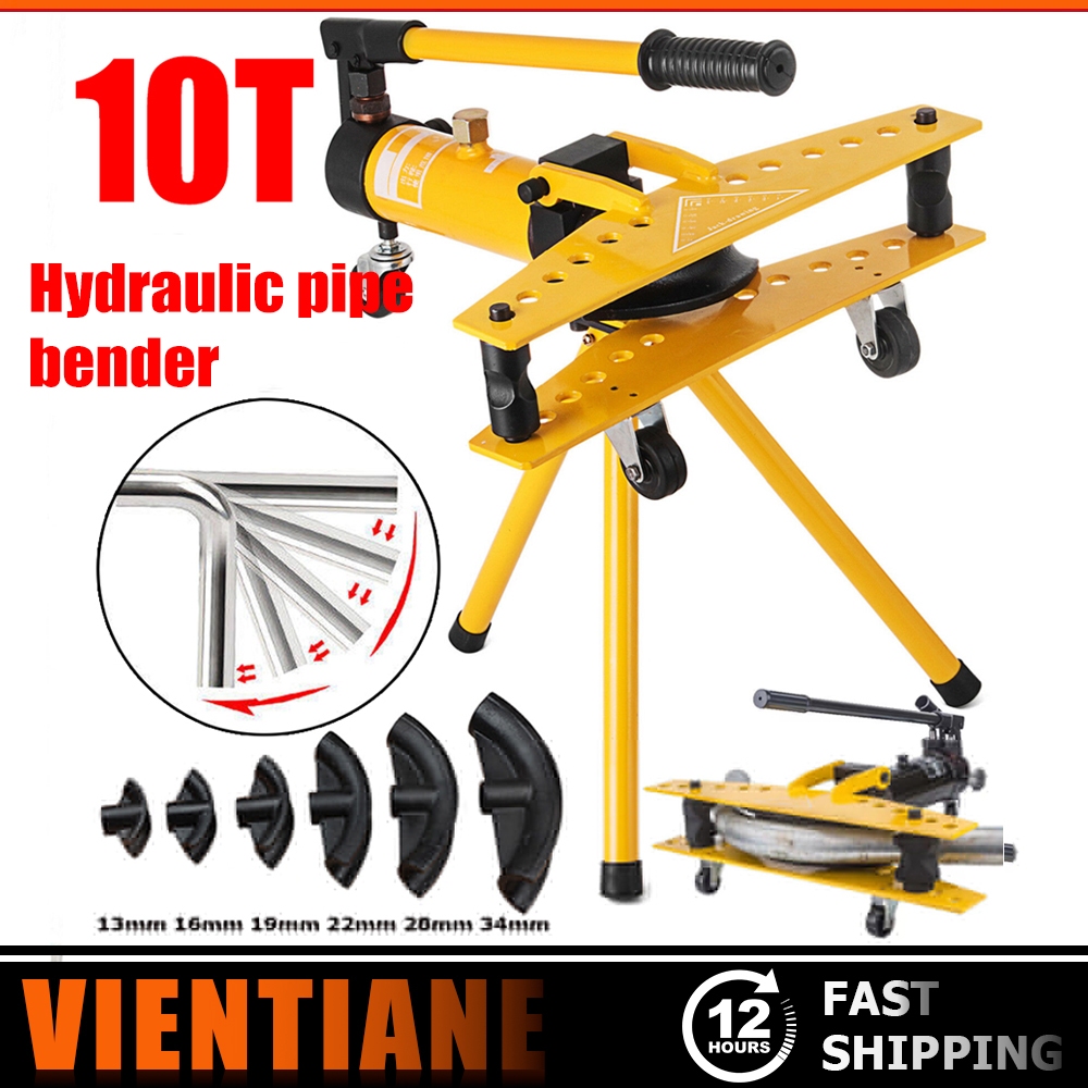 Swg 1 13mm 34mm Manual Hydraulic Pipe Bender Steel Integral Manual