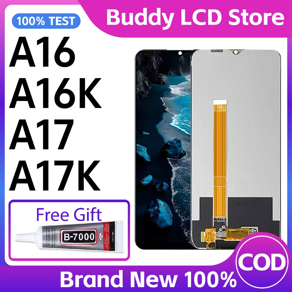 [Brand New] LCD For OPPO A16 / A16S / A16K / A16E / A17 / A17K Display ...