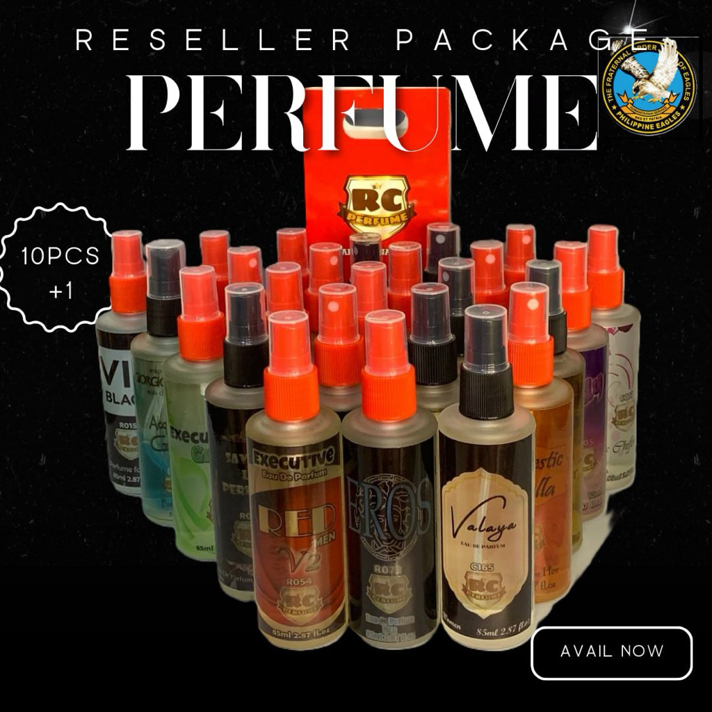 RC PERFUME Barcelona Spain 10pcs+1 85ml for Men & Women Long-Lasting ...