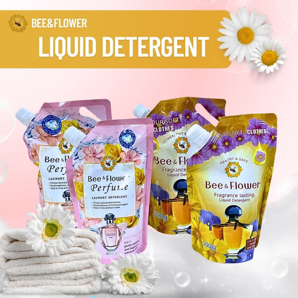 Bee&Flower laundry liquid detergent - Premium Hygiene Fabric Softener ...
