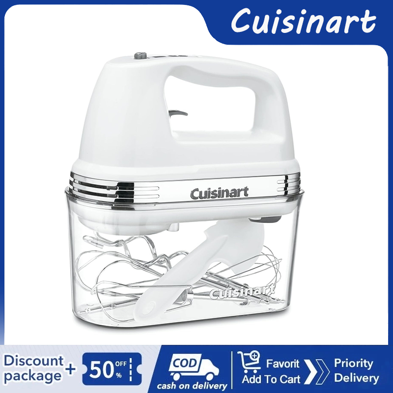 Cuisinart 9-Speed Digital Hand Mixer Electric, 400W Powerful DC Motor ...