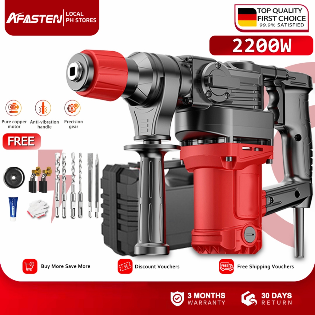 Demolition Electric Hammer 2200W 220V Heavy Duty Rotary Hammer Drill ...