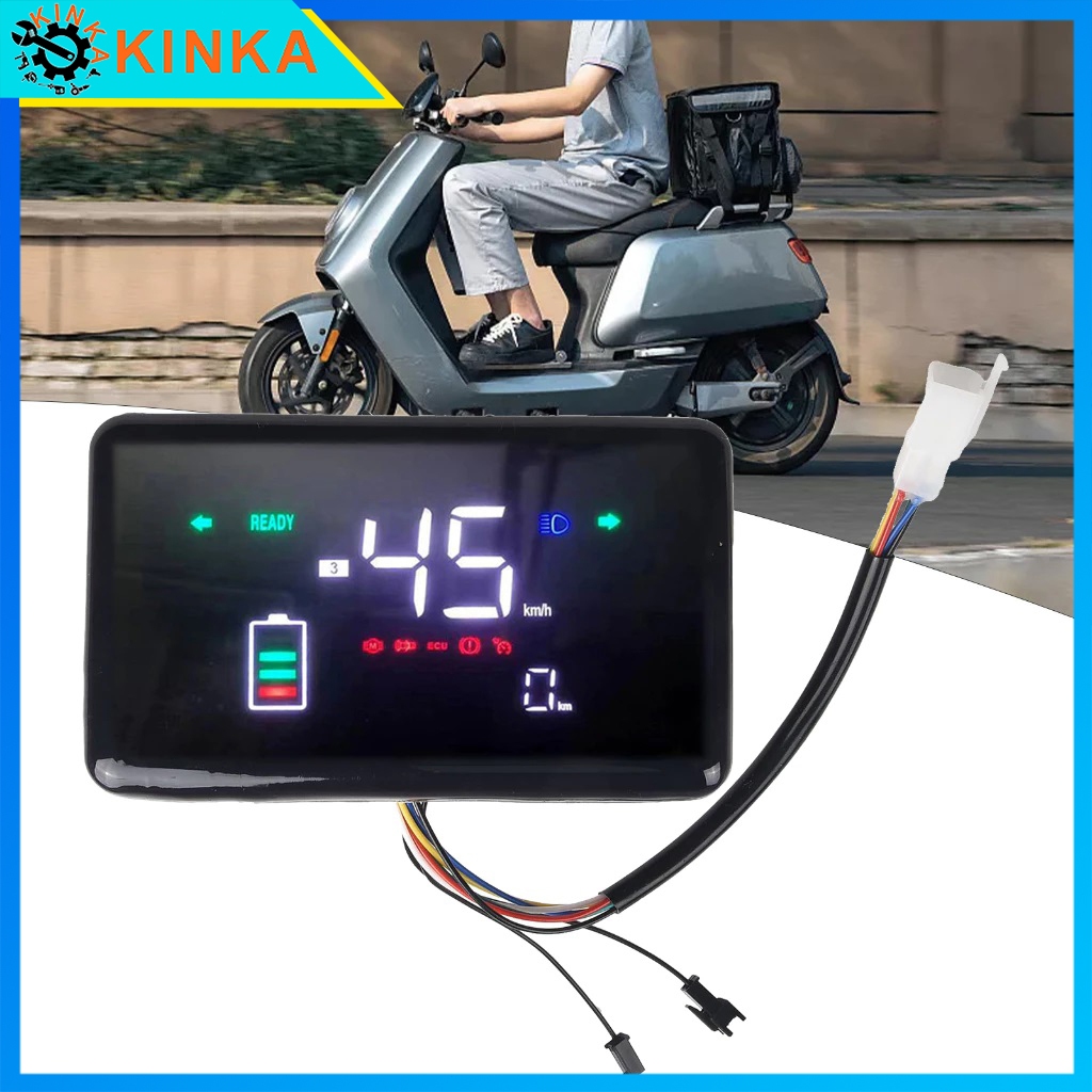Ebike Display Panel LCD Digital Speedometer for 60V-72V Electric Bike ...