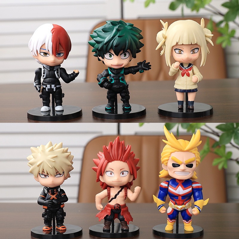FIGURE SET MY HERO ACADEMIA SET B 6IN1 (10-12CM) | Shopee Philippines