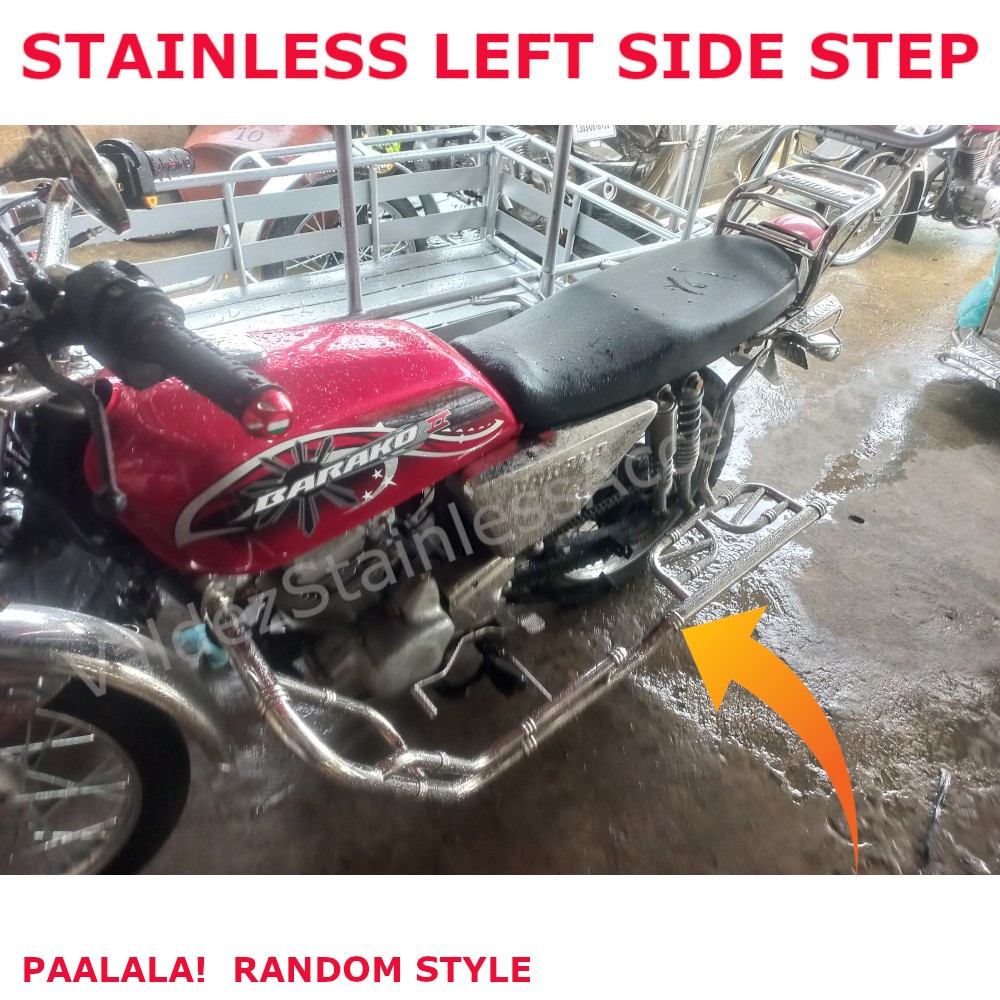 WITH BARAKO LOGO SIDE STEP, LEFT SIDE STEP FOR KAWASAKI BARAKO 175 1700 ...