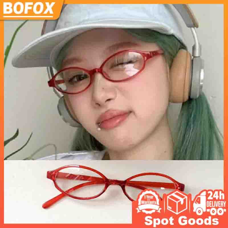 Frame Glasses Female Ins Candy Color Europe America Narrow Oval Frame ...