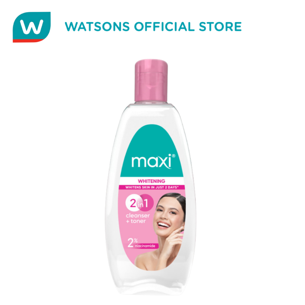 MAXI Whitening Cleanser +Toner 135ml | Shopee Philippines