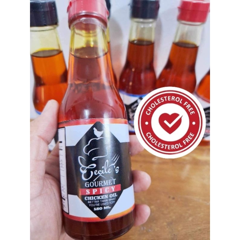 Cecile's Gourmet Spicy Cholesterol Free Chicken Oil | Shopee Philippines