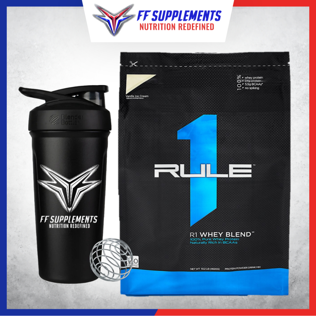 Rule 1 R1 Whey Blend 10lbs with Shaker Whey Protein | Shopee Philippines