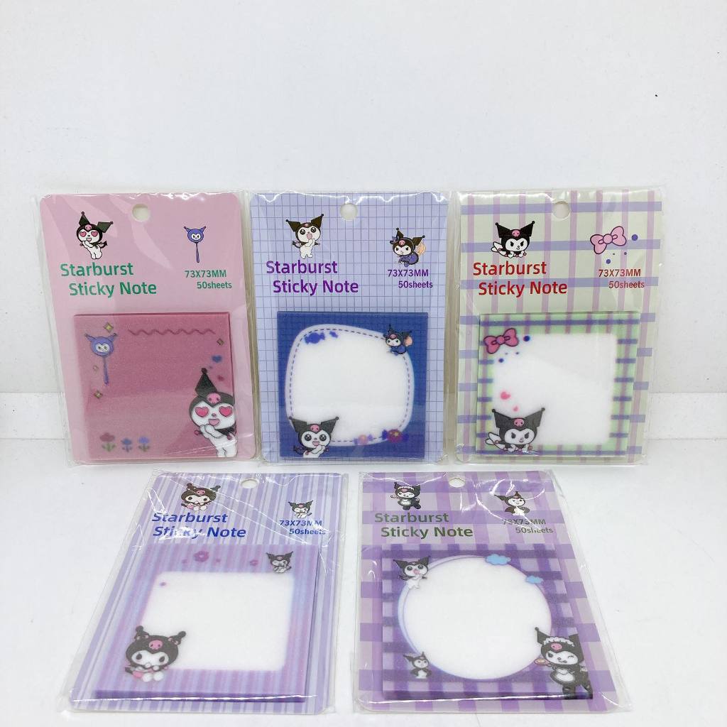 Thegiftfairy Kuromi & Ombre Starburst Sticky Notes | Shopee Philippines