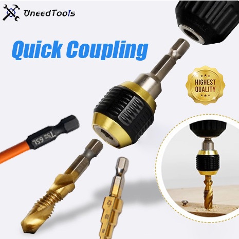 60mm Drill bit Adapter Quick Coupling Holder Connecting Rod Drill Bits ...