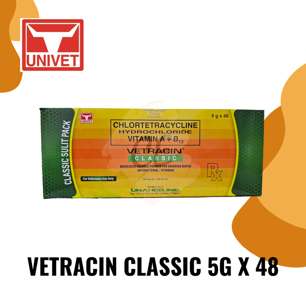 VETRACIN CLASSIC Soluble Powder 5g x 48 | Shopee Philippines