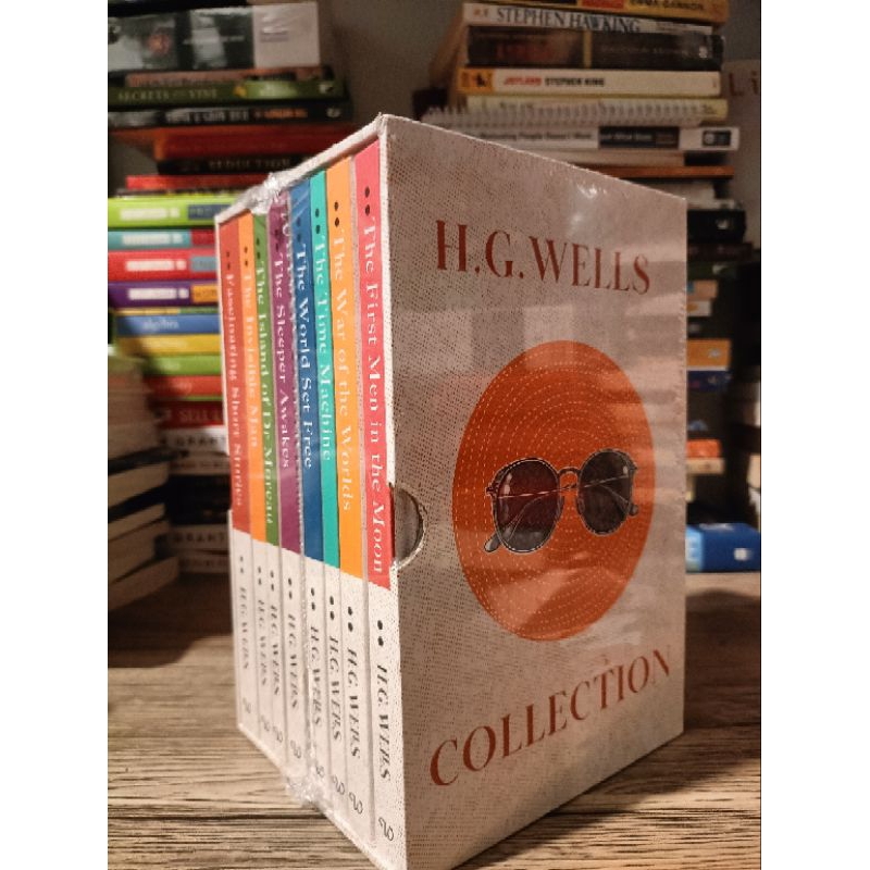 H.G. WELLS COLLECTION (DELUXE HARDCOVER 8 BOOKS BOX SET) | Shopee ...